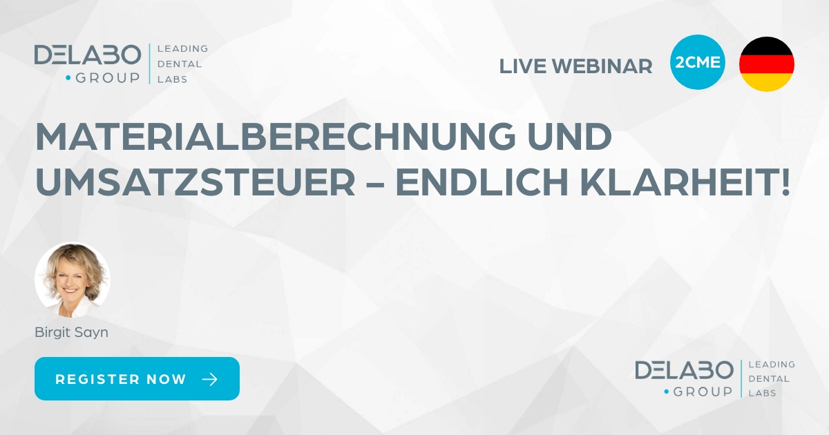Materialberechnung und Umsatzsteuer - Endlich Klarheit! - Webinar - DELABO Learning